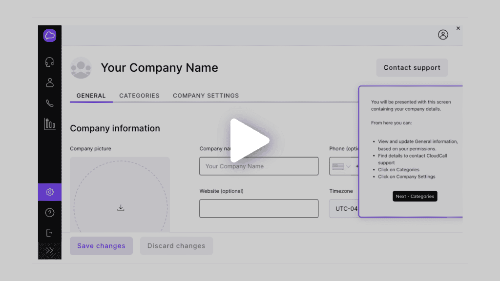 Product Tour | CloudCall